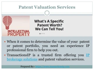 PPT - Know About Patents and Their Value PowerPoint Presentation - ID ...