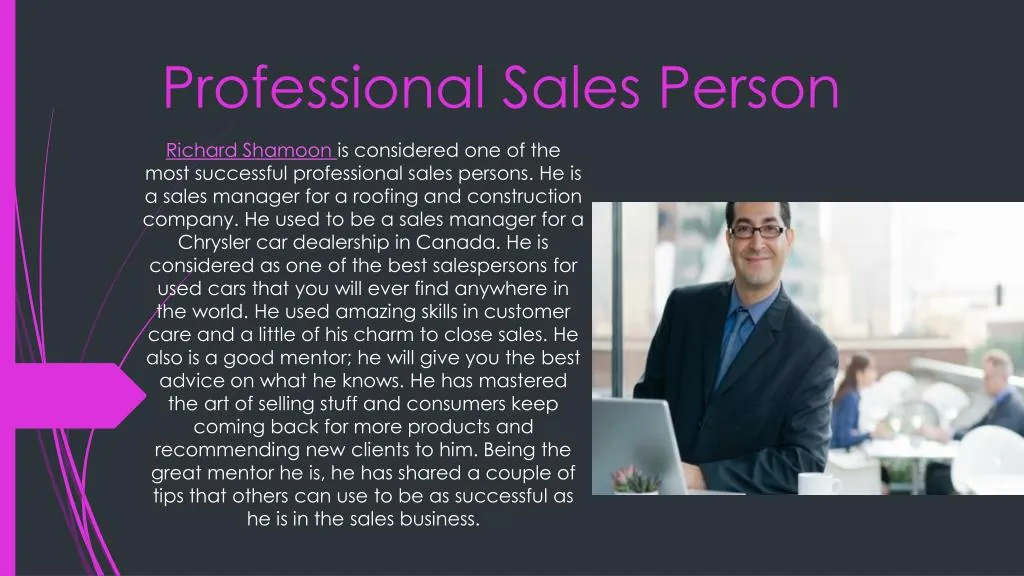 PPT - professional sales person PowerPoint Presentation, free download ...