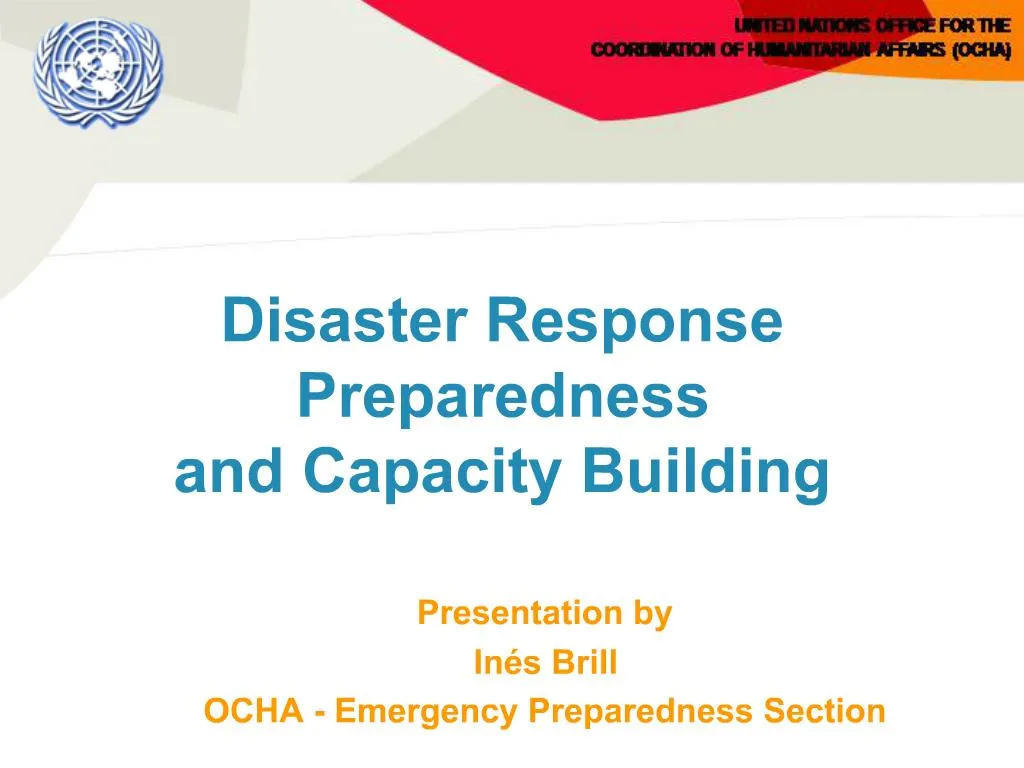 PPT - Disaster Response Preparedness and Capacity Building PowerPoint ...