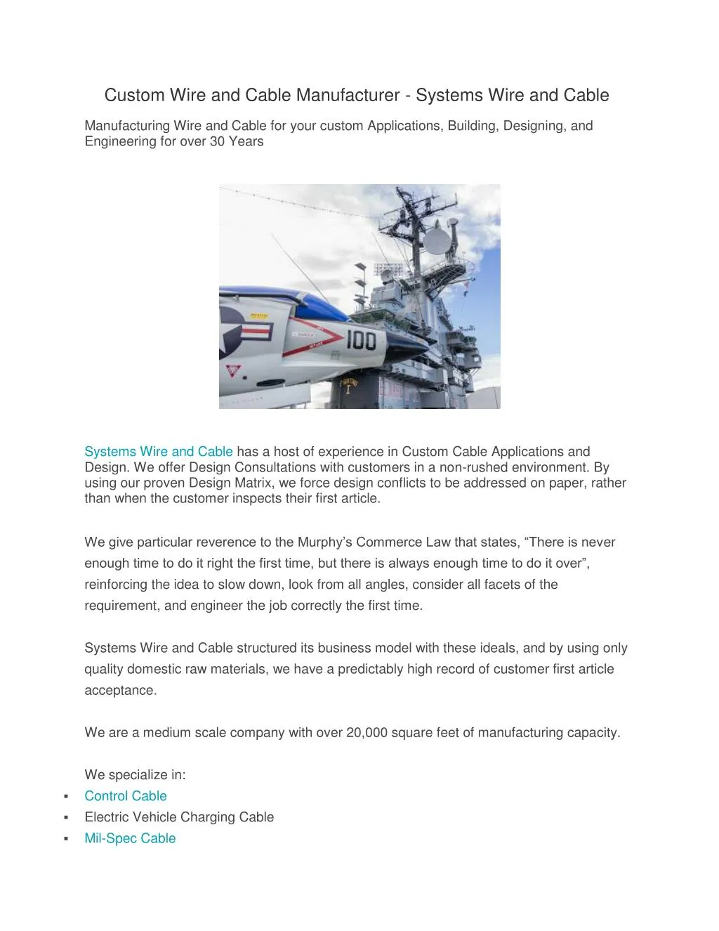 PPT - Custom Wire and Cable Manufacturer PowerPoint Presentation, free ...