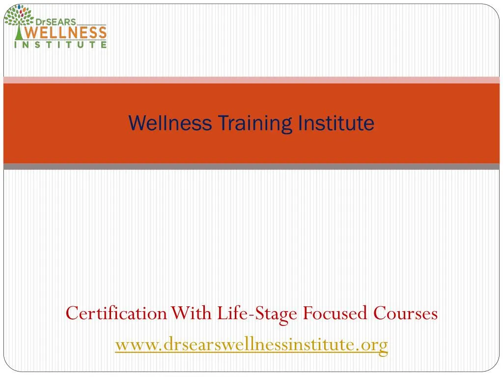 PPT - Become a wellness Leader with Smart Wellness Training PowerPoint ...