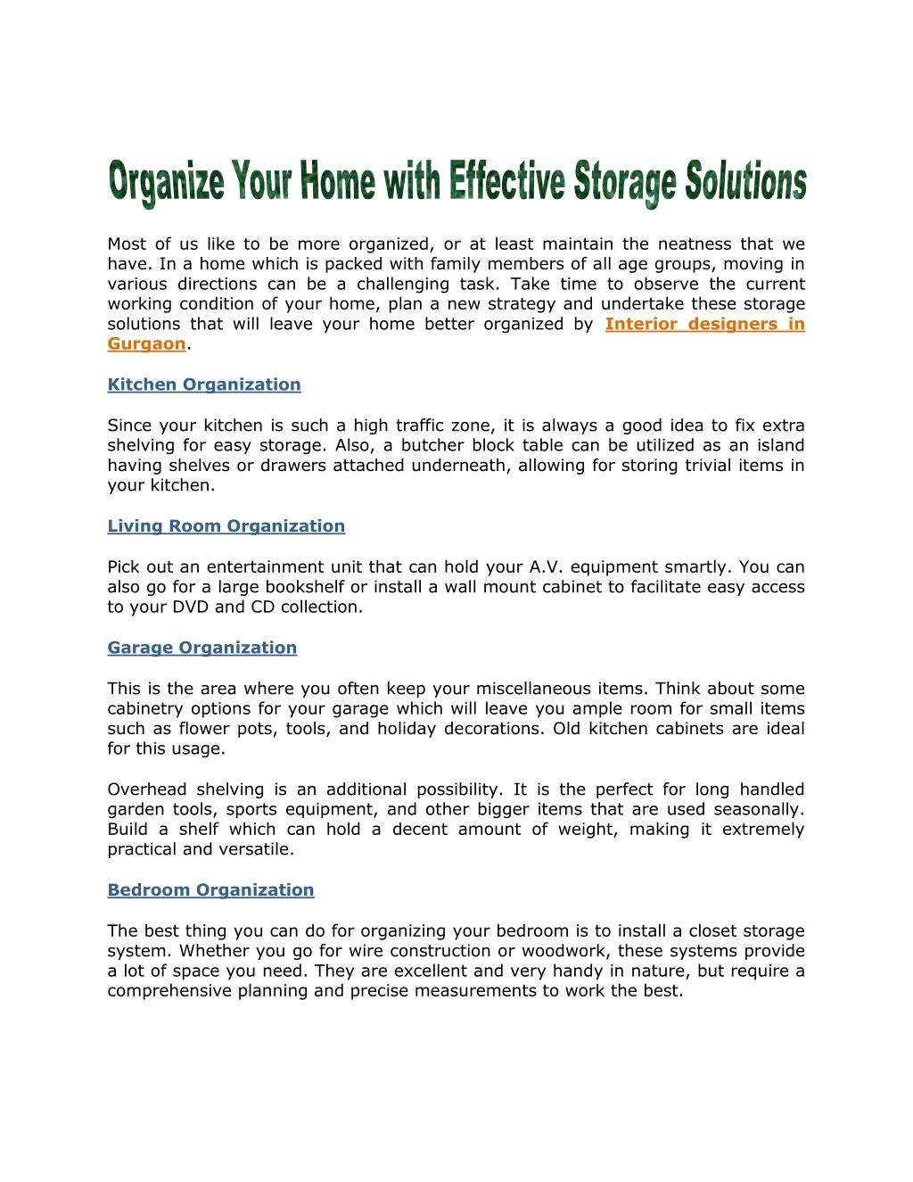 PPT - Organize Your Home with Effective Storage Solutions PowerPoint ...