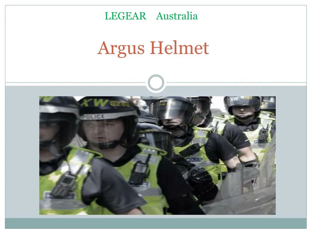 PPT - Argus helmet PowerPoint Presentation, free download - ID:7369564