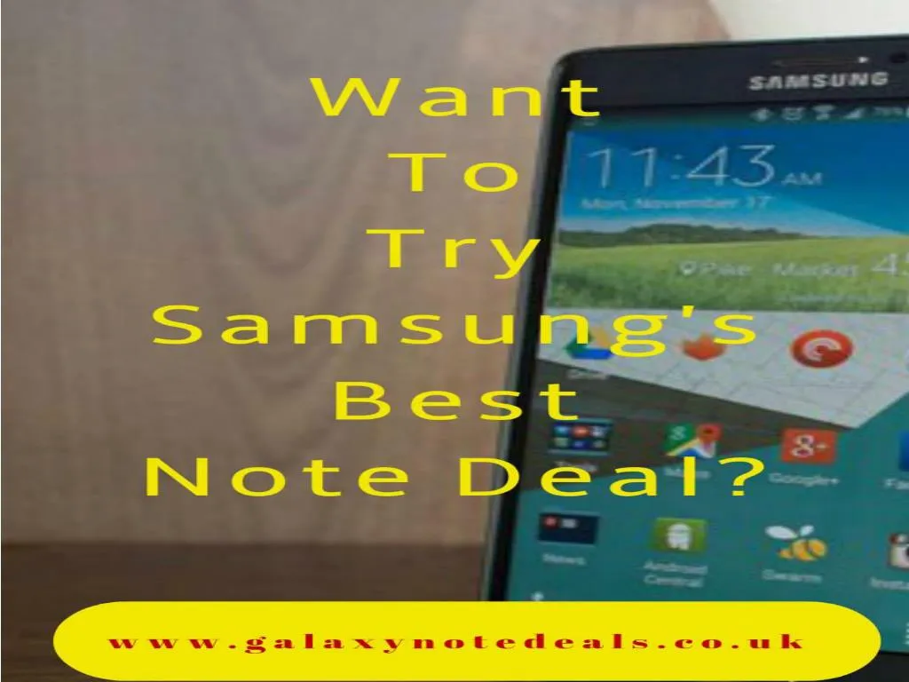 PPT - Cheap Samsung Note Edge Contracts: It Can Make Your Day ...