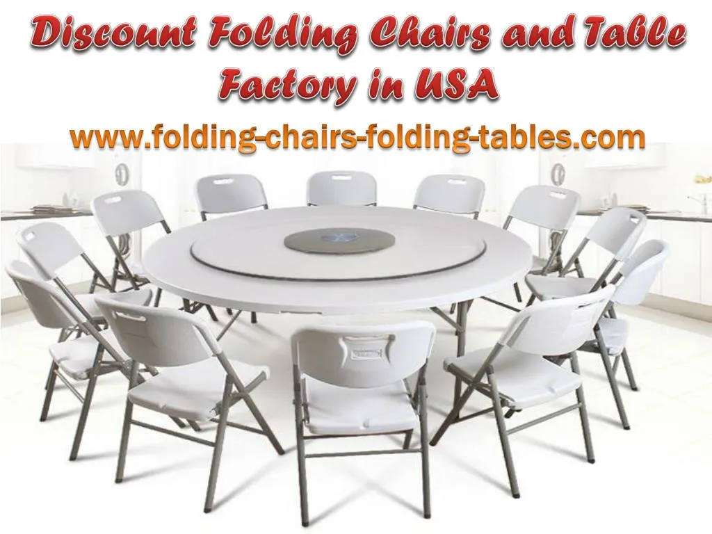 PPT - Discount Folding Chairs and Table Factory in USA PowerPoint ...