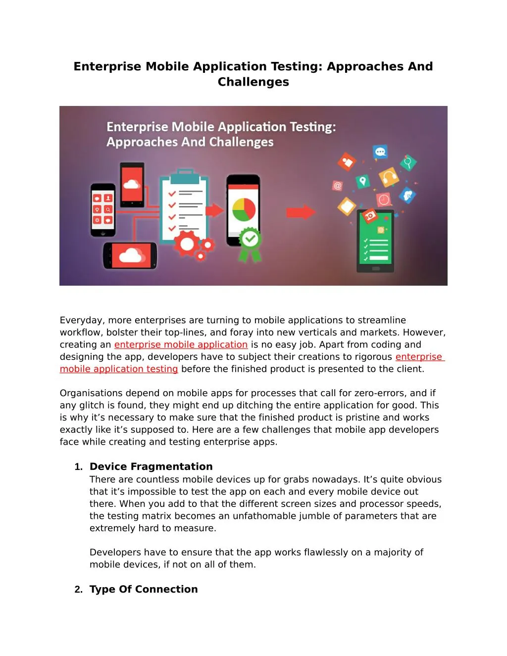 PPT - ENTERPRISE MOBILE APPLICATION TESTING: APPROACHES AND CHALLENGES ...