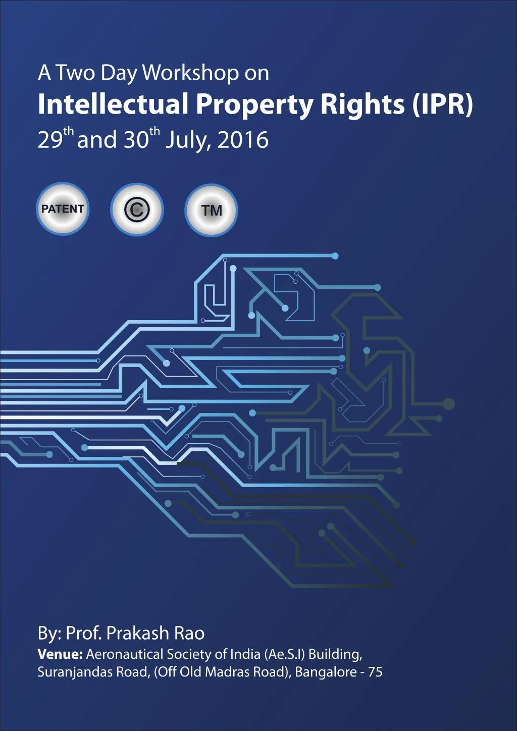 PPT - Workshop on Intellectual Property Rights (IPR) By: Prof. Prakash ...