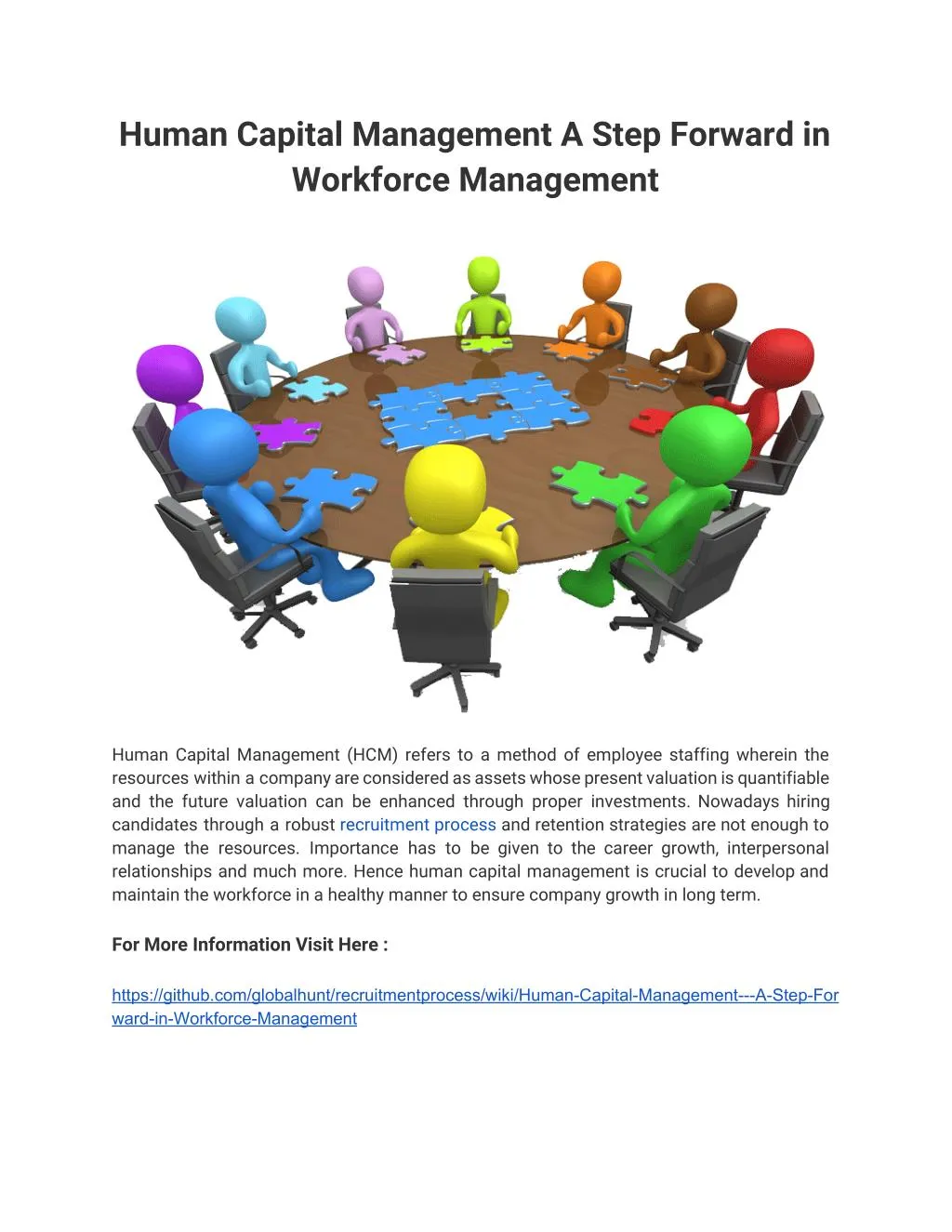 PPT - Human Capital Management A Step Forward in Workforce Management ...