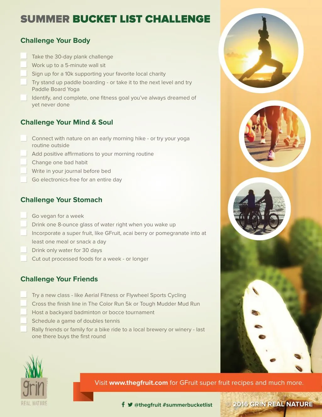 PPT - Summer Health Bucket List Challenge PowerPoint Presentation, free ...