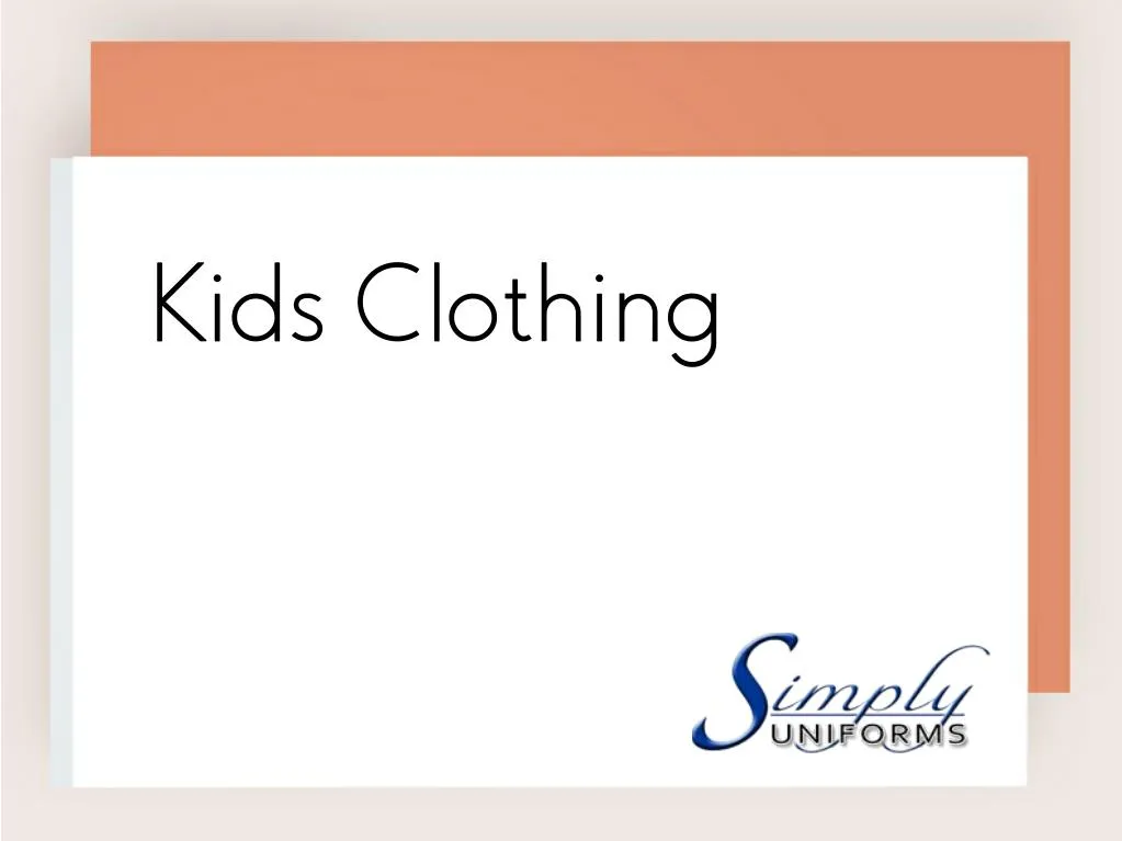 PPT - Kids Clothing PowerPoint Presentation, free download - ID:7376653