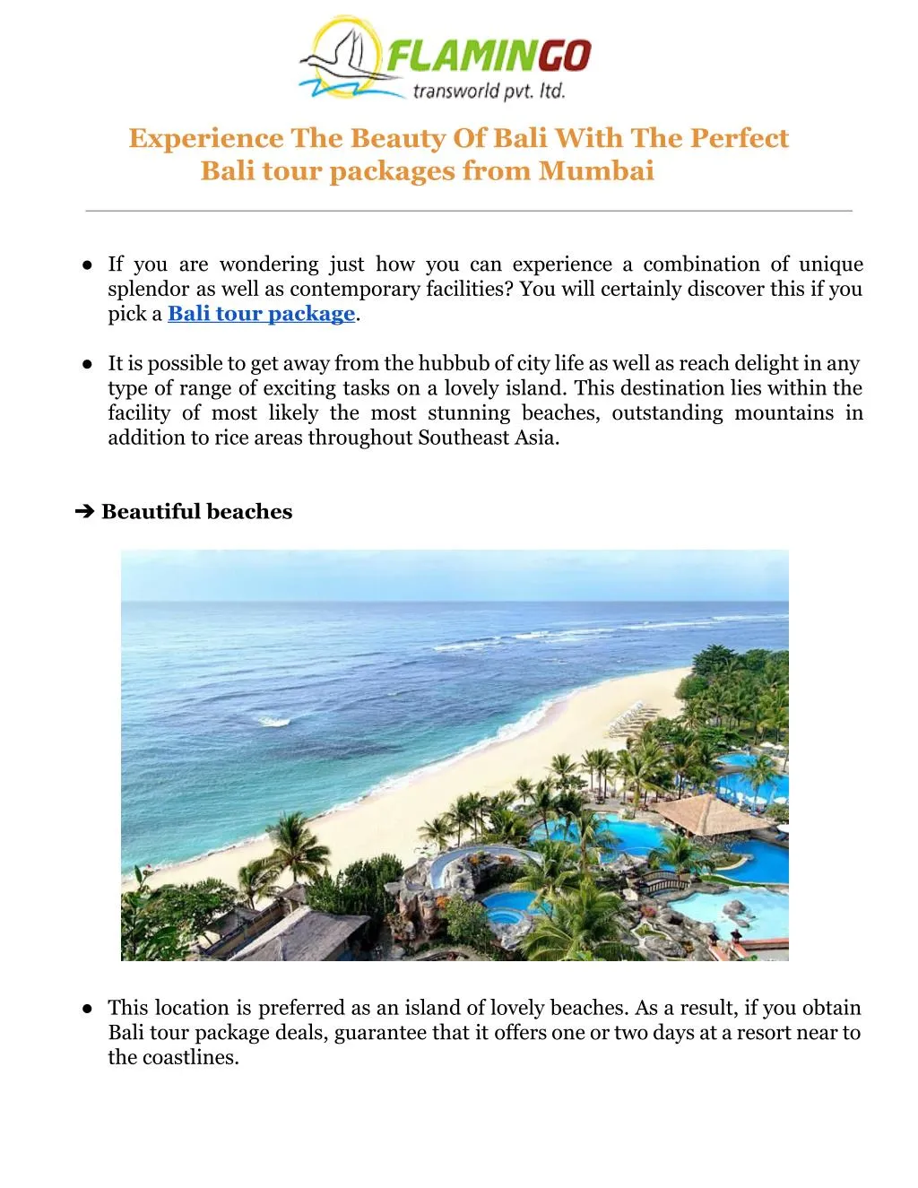 PPT - The Beauty Of Bali With The Perfect Bali tour packages from ...