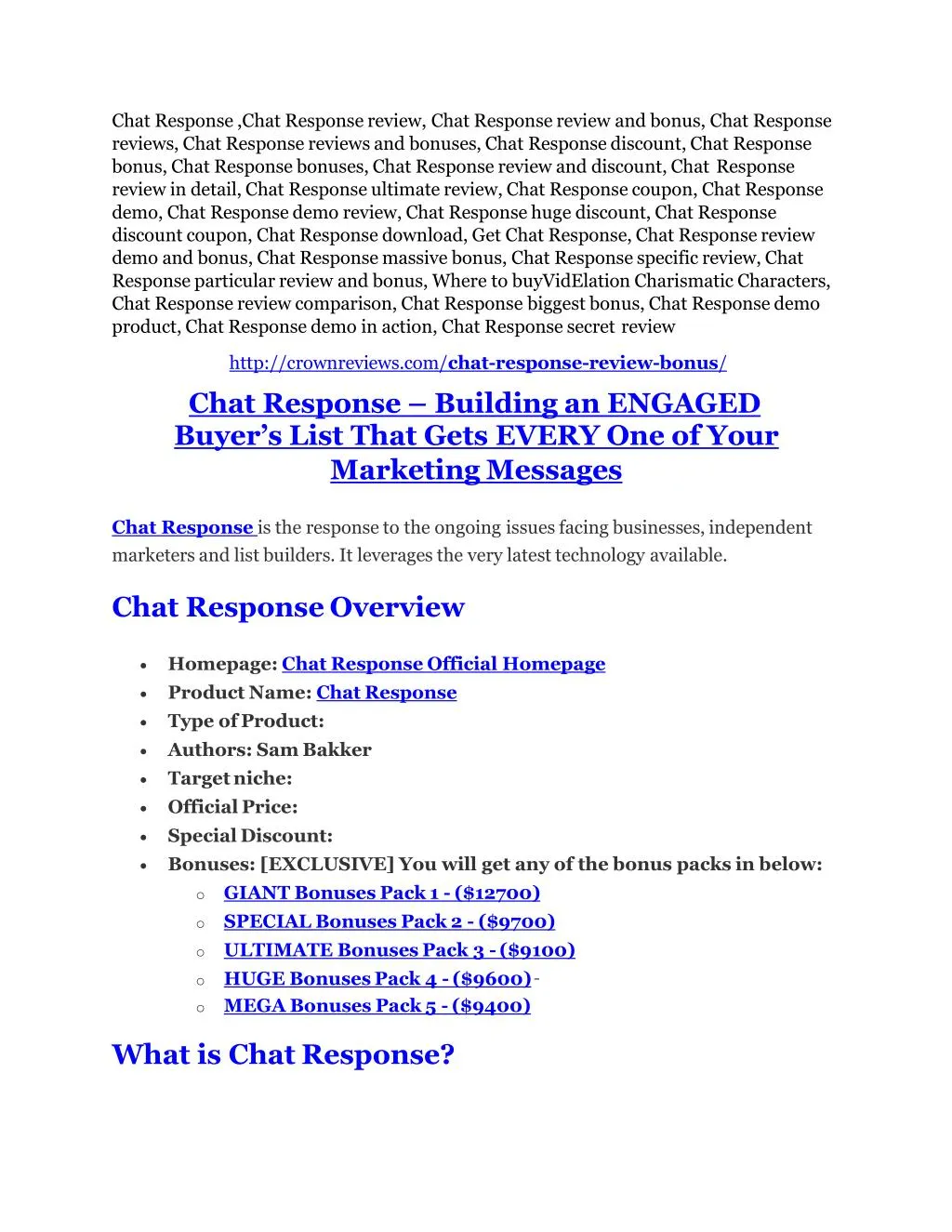 PPT - Chat Response Review-(FREE) $32,000 Bonus & Discount PowerPoint ...