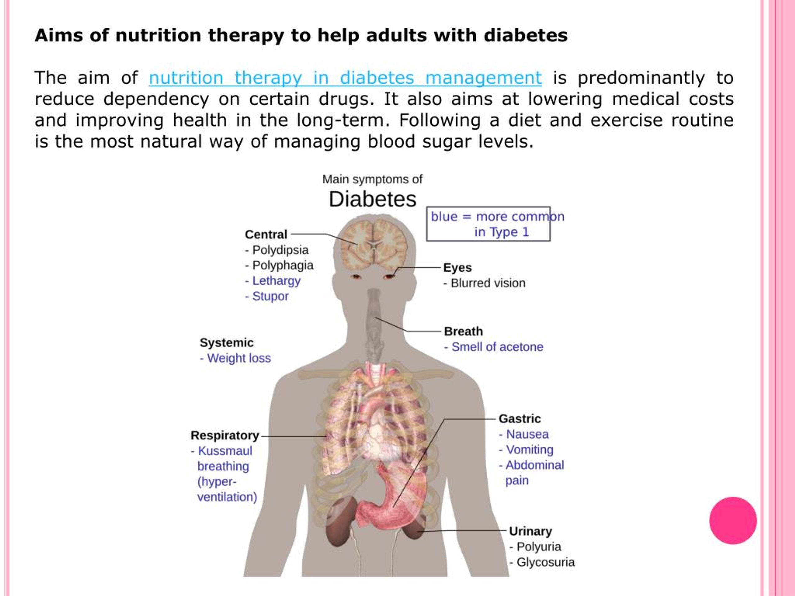 PPT - Nutrition Therapy for Diabetes Management PowerPoint Presentation ...