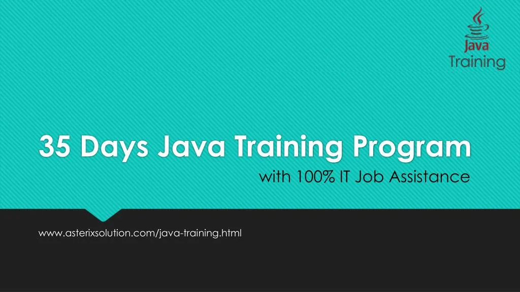 PPT - 35 Days Java Training Program PowerPoint Presentation, free ...