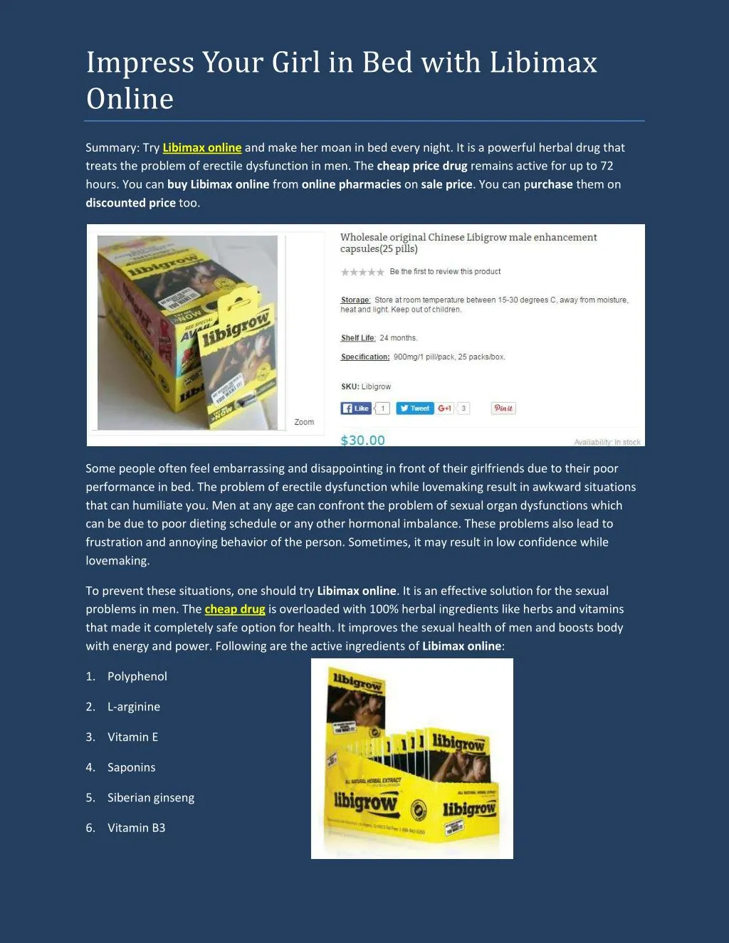 PPT - Impress Your Girl in Bed with Libimax Online PowerPoint Presentation - ID:7385679