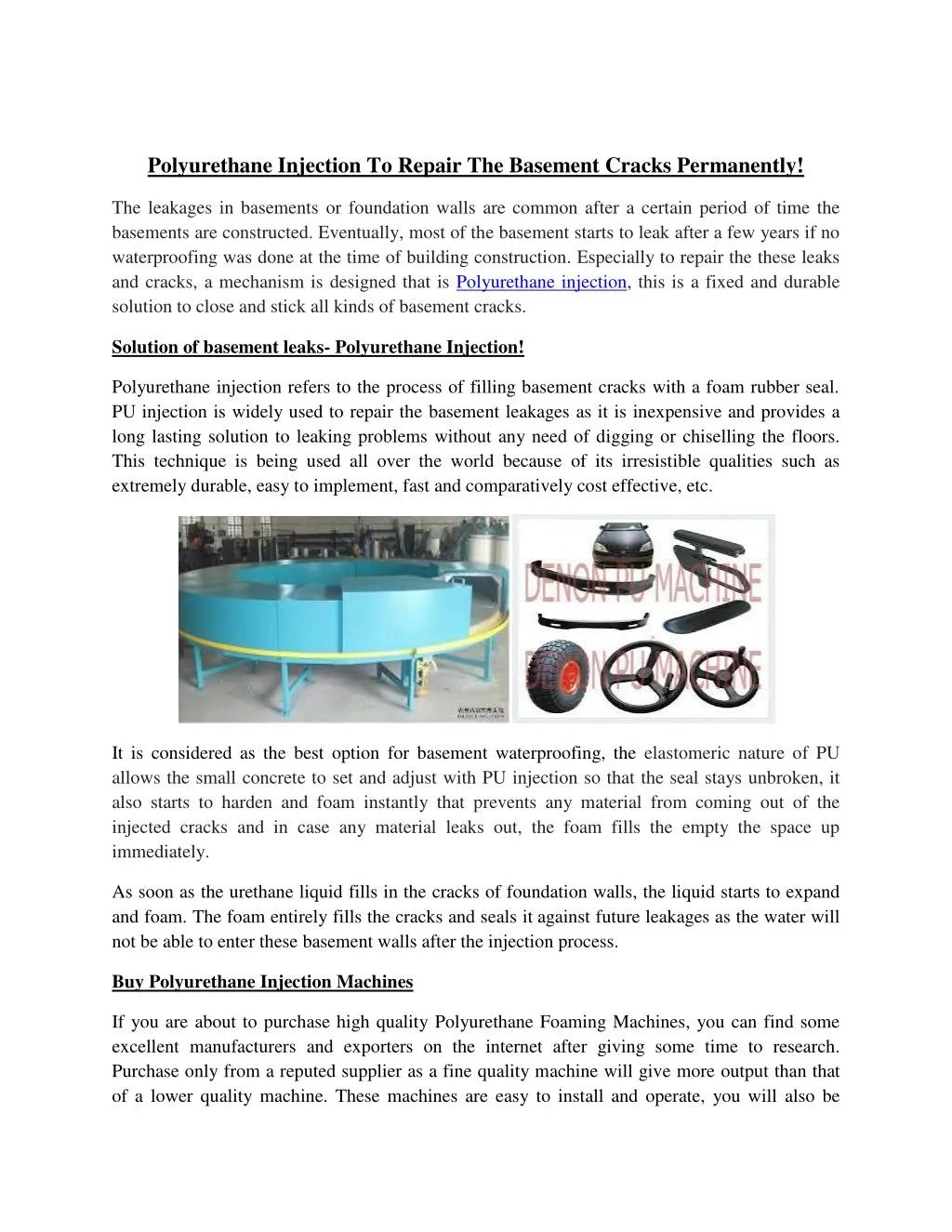 PPT - pu injection machine pu machine PowerPoint Presentation, free ...