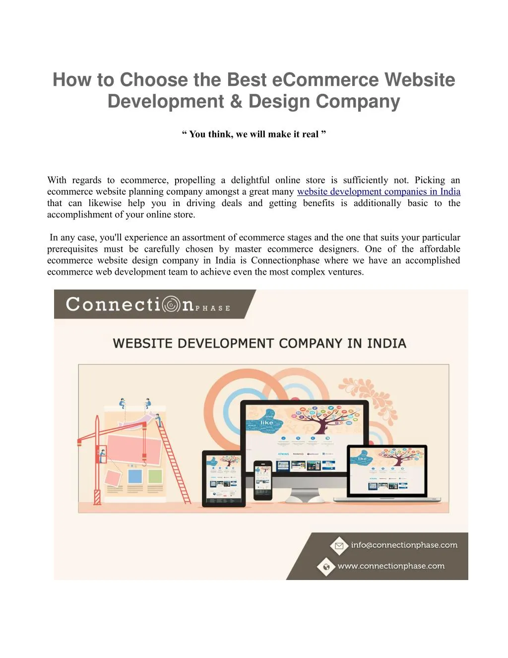 PPT - How to Choose the Best eCommerce Website Development & Design ...