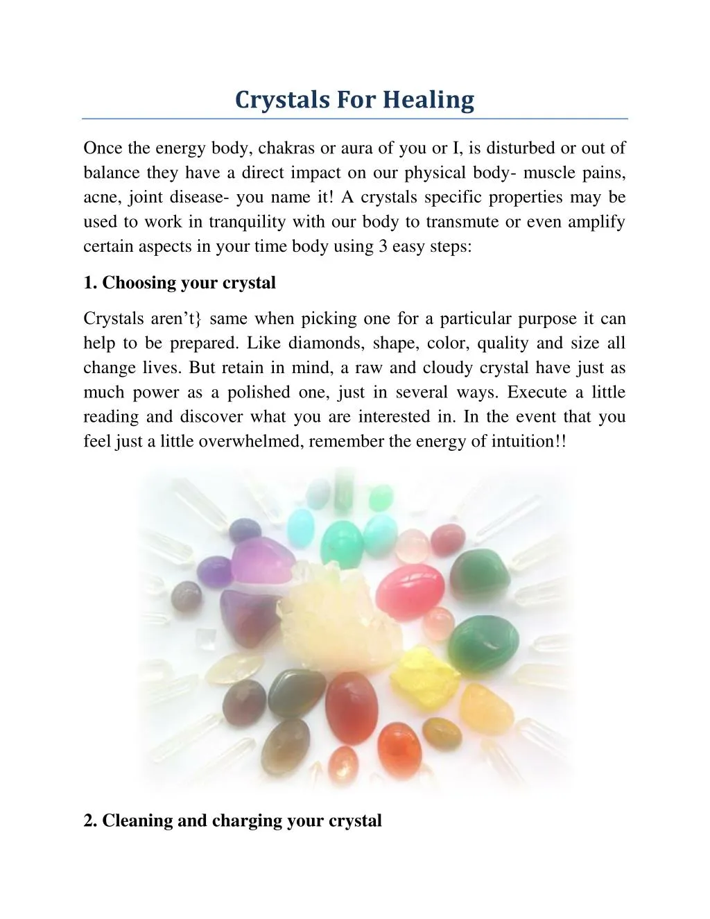 PPT - Crystals For Healing PowerPoint Presentation, free download - ID ...