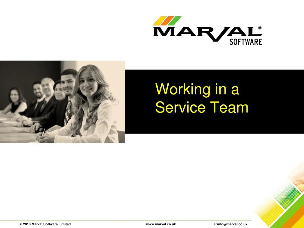 PPT - Working in a Service Team PowerPoint Presentation, free download ...