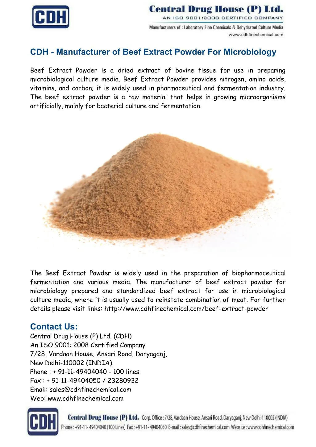 PPT - Manufacturer of Beef Extract Powder For Microbiology PowerPoint ...