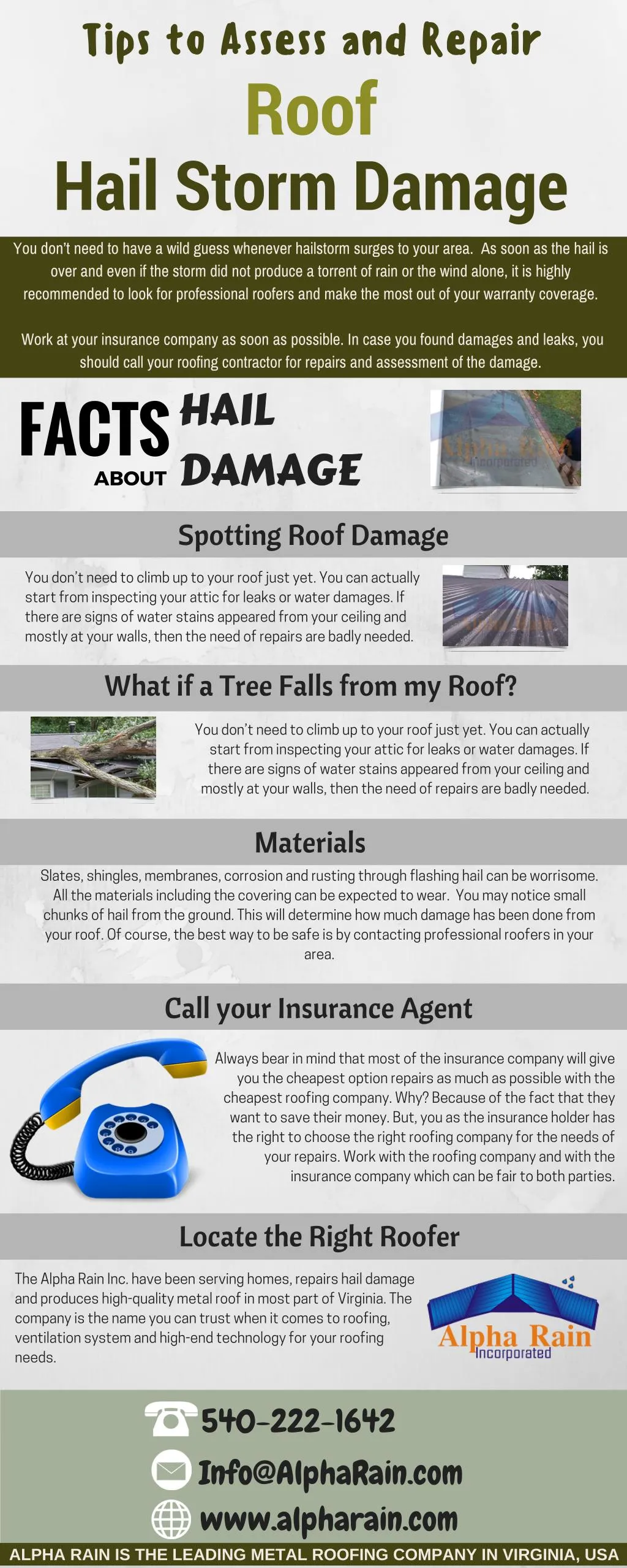 PPT - Ways to Assess and Repair Roof Hail Damage PowerPoint ...