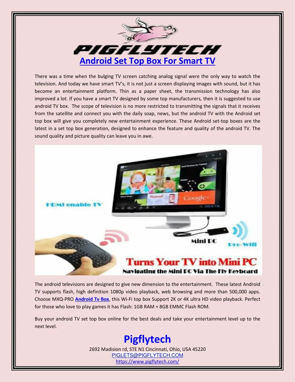 PPT - Android Set Top Box For Smart TV PowerPoint Presentation, free ...