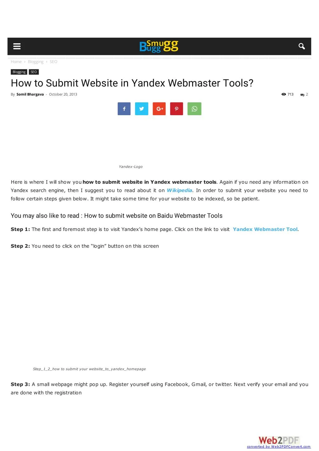 PPT - How to Submit Website in Yandex Webmaster Tools PowerPoint Presentation - ID:7397781