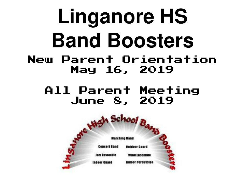 PPT - Linganore HS Band Boosters PowerPoint Presentation, free download ...