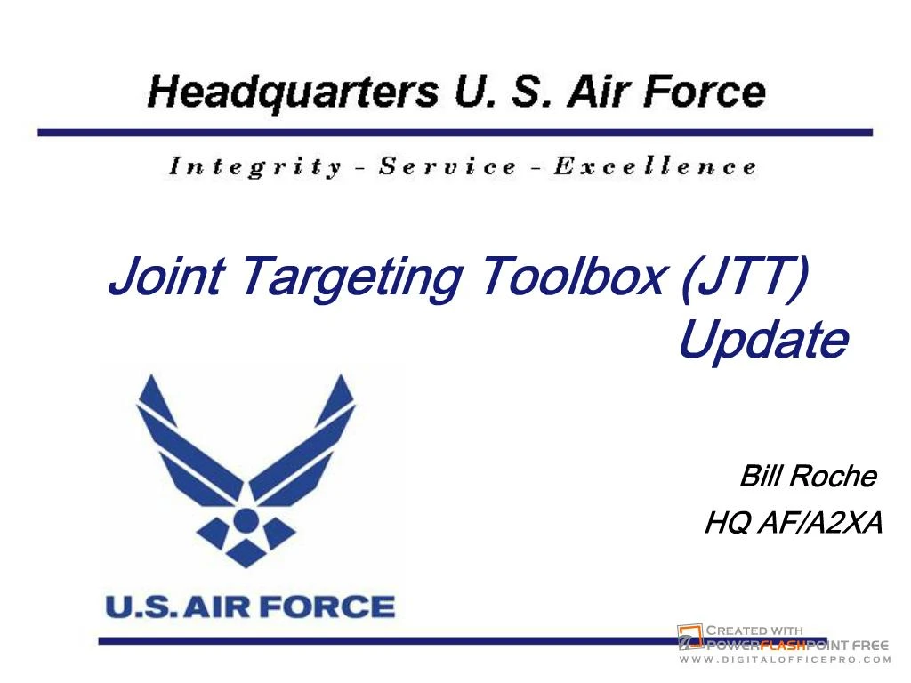 PPT - Joint Targeting Toolbox JTT PowerPoint Presentation, free ...