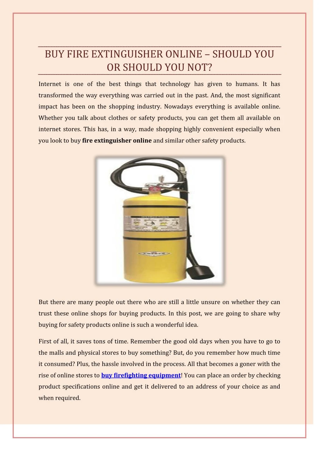 PPT - Fire Equipment - Kimber Safety & Supply PowerPoint Presentation ...