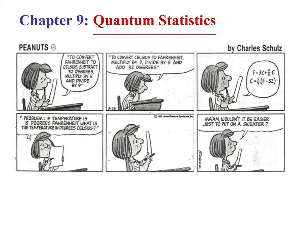 PPT - Chapter 9: Quantum Statistics PowerPoint Presentation, free ...