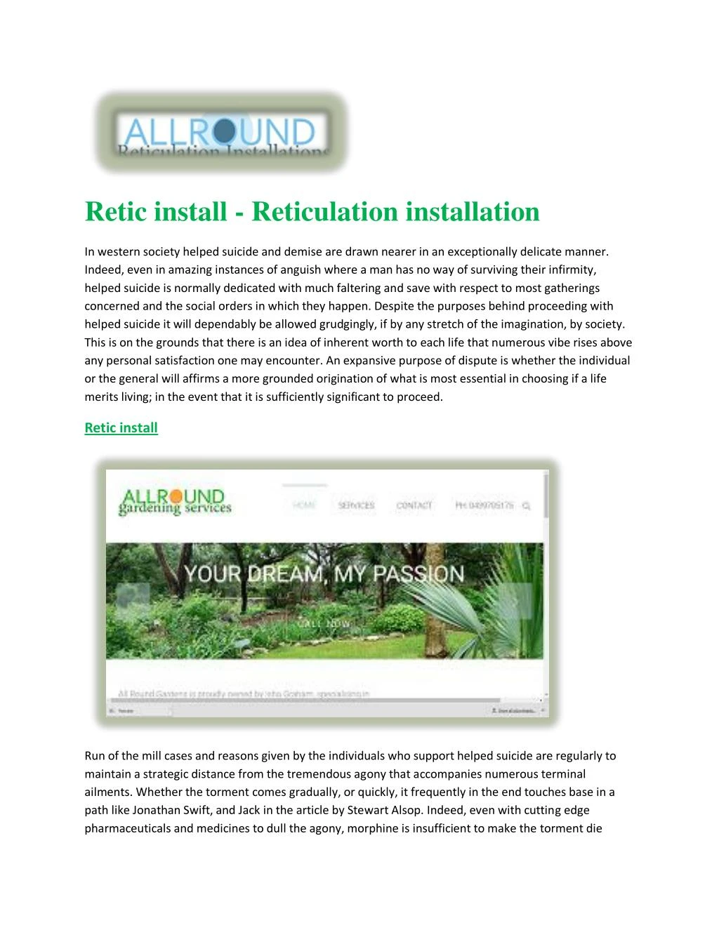 PPT - Retic installation PowerPoint Presentation, free download - ID ...