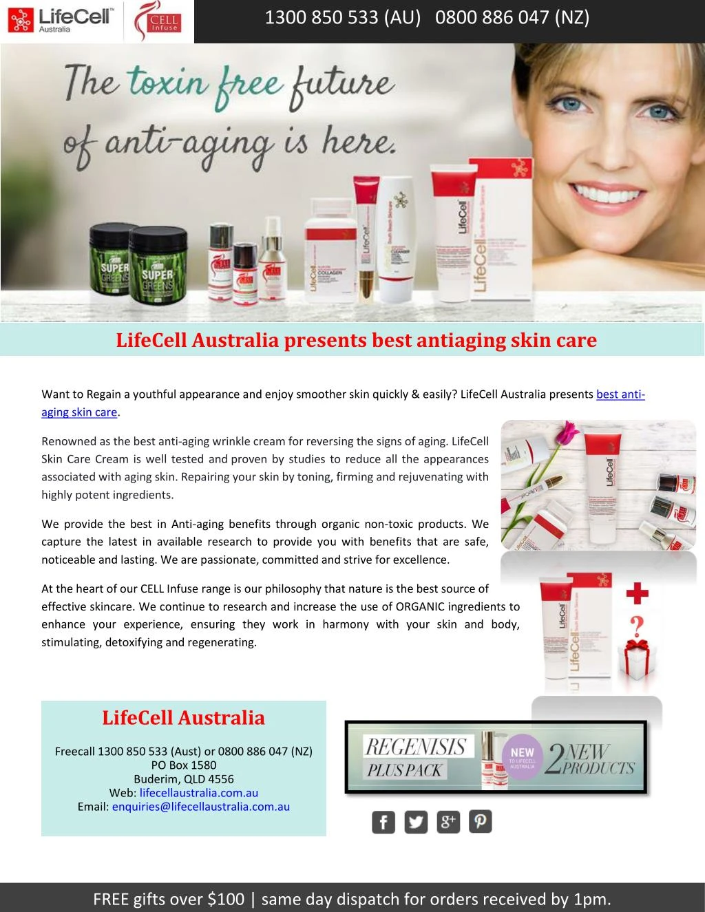PPT - LifeCell Australia presents best antiaging skin care PowerPoint Presentation - ID:7415039