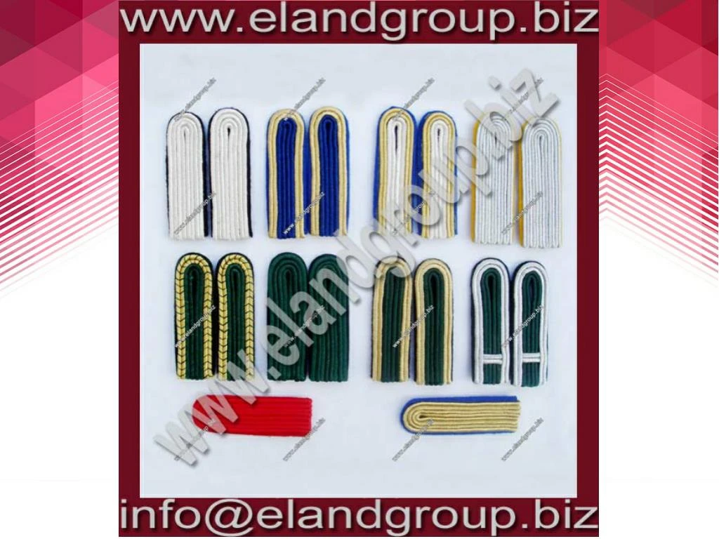 PPT - Army Shoulder Board Collection PowerPoint Presentation, free ...