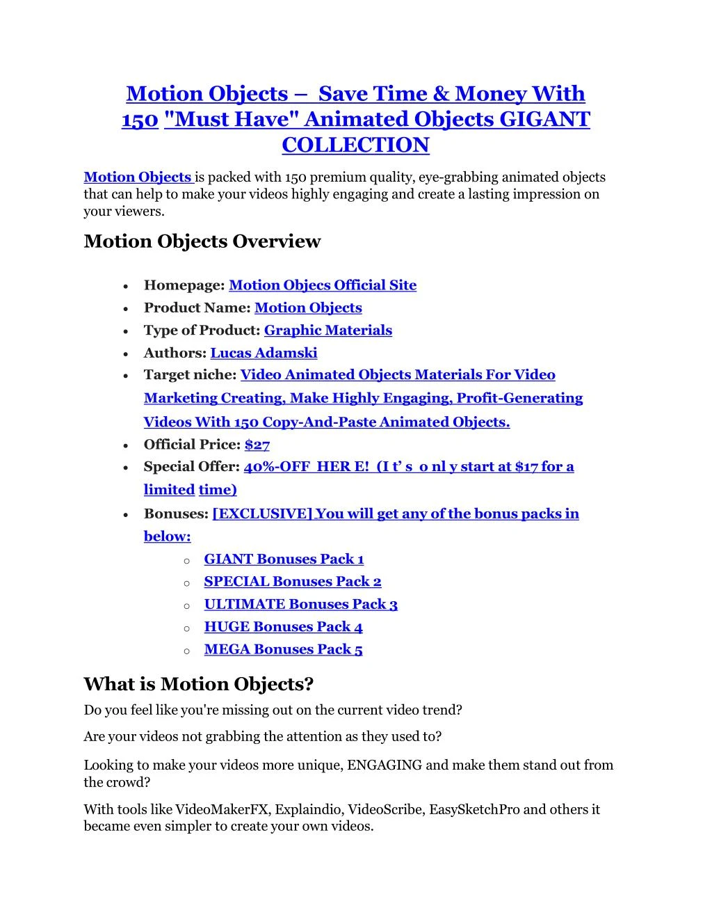 PPT - Motion Objects review pro-$15900 bonuses (free) PowerPoint ...