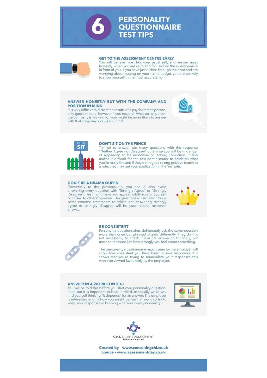 PPT - 6 Personality Questionnaire Test Tips PowerPoint Presentation ...