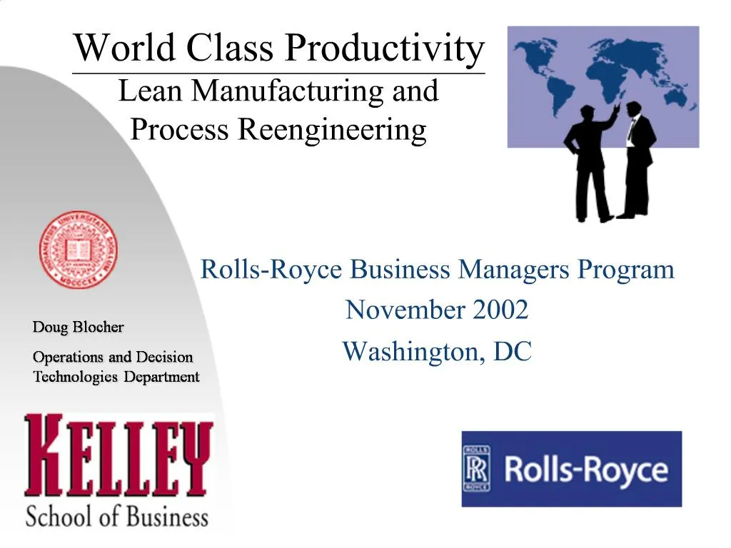 PPT - World Class Productivity Lean Manufacturing and Process ...