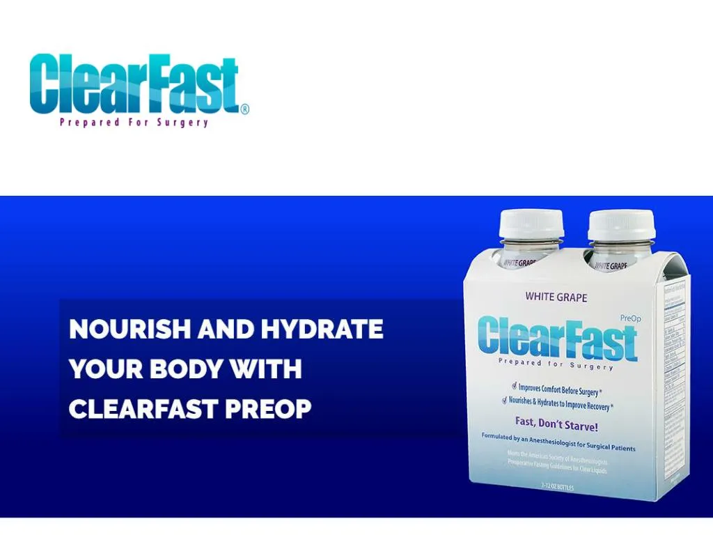 PPT - Buy Now ClearFast Pre Op drinks PowerPoint Presentation, free ...