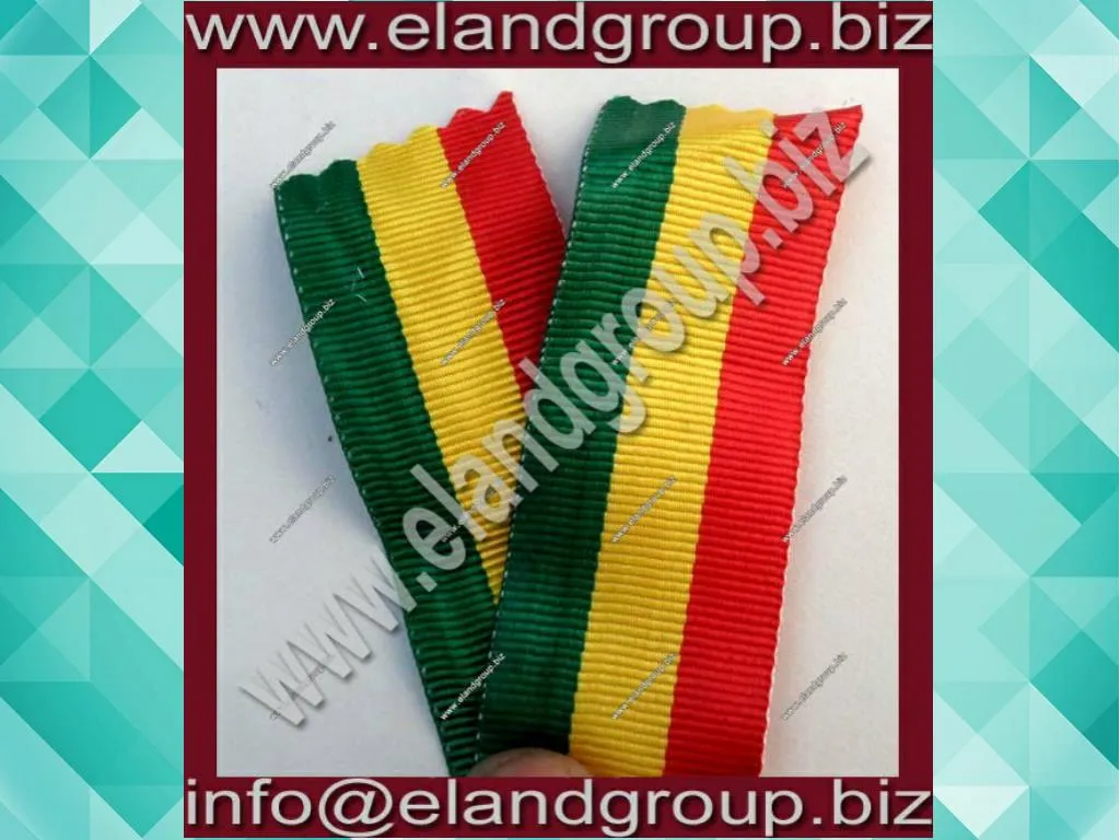 PPT - Military Green, yellow & red Ribbon Bars Ribbon PowerPoint ...