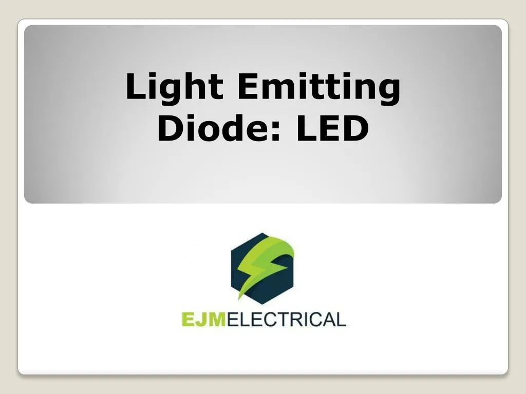 PPT - Light Emitting Diode: LED PowerPoint Presentation, free download ...