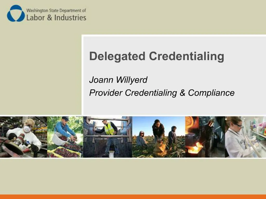 PPT - Delegated Credentialing PowerPoint Presentation, free download ...