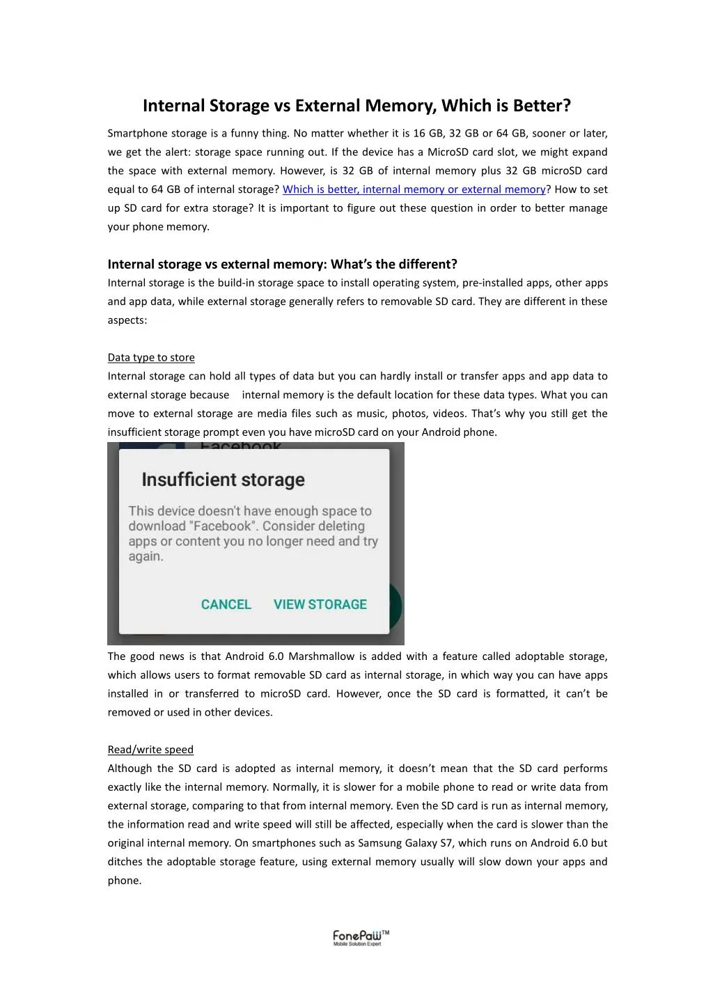 PPT - Internal Storage vs External Memory, Which is Better? PowerPoint ...