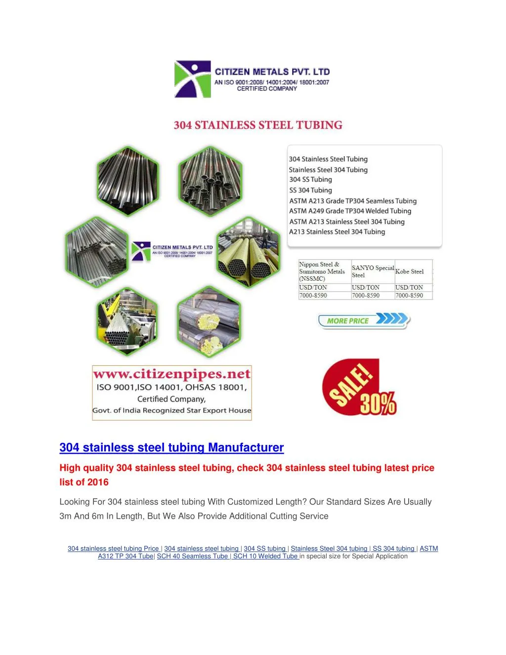 PPT - 304L stainless steel pipe PowerPoint Presentation, free download ...