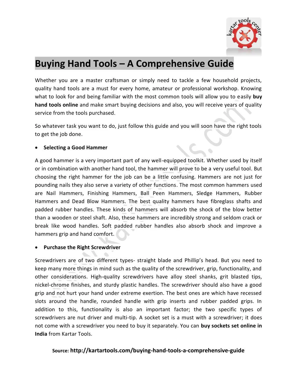 PPT - Buying Hand Tools – A Comprehensive Guide PowerPoint Presentation ...
