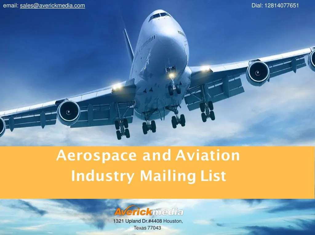 PPT - Aviation Industry Mailing List | Aerospace Industry Email Lists ... PPT - Aviation Industry Mailing List | Aerospace Industry Email Lists ...
