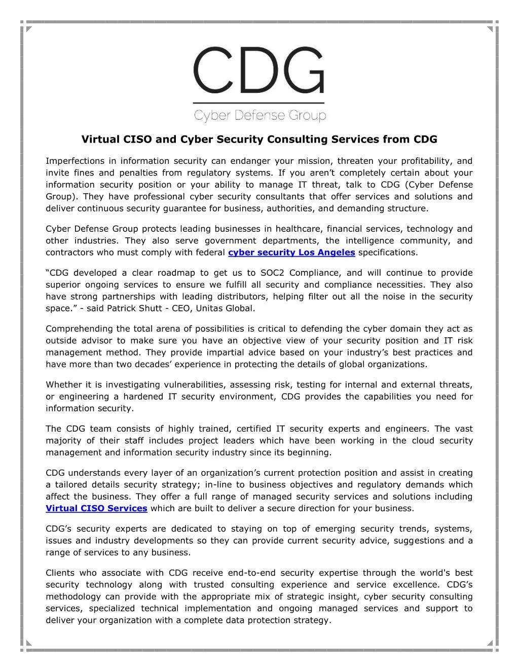 PPT - Virtual CISO Services PowerPoint Presentation, free download - ID ...