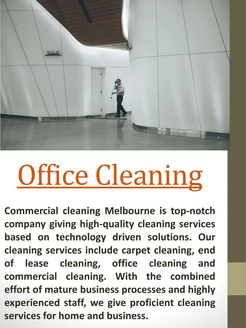 PPT - Office Cleaning Services Melbourne PowerPoint Presentation, free ...