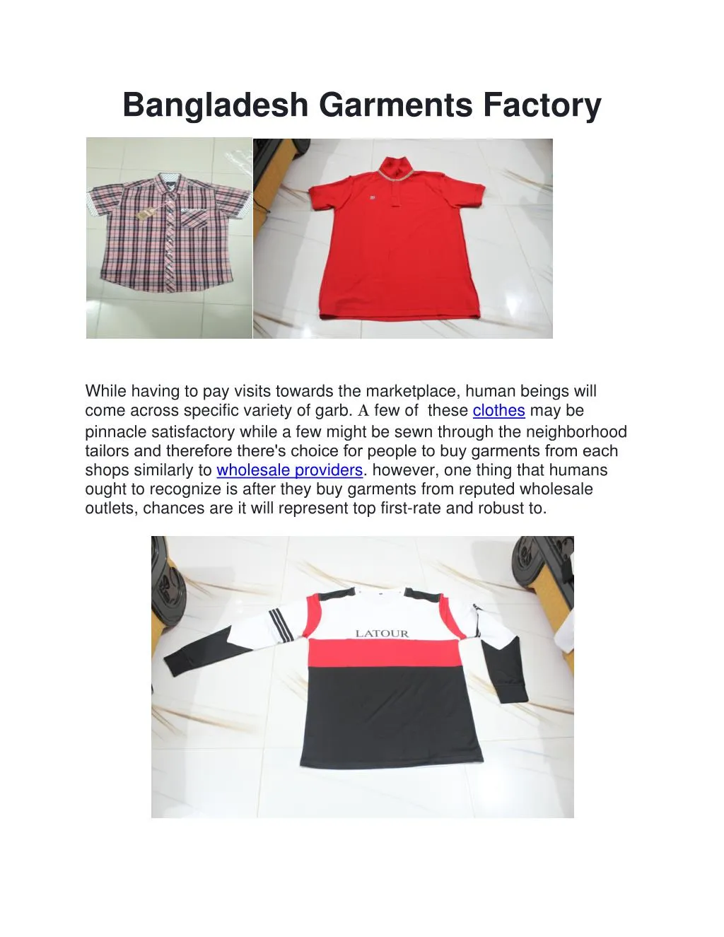 PPT - Bangladesh Garments Factory PowerPoint Presentation, free ...
