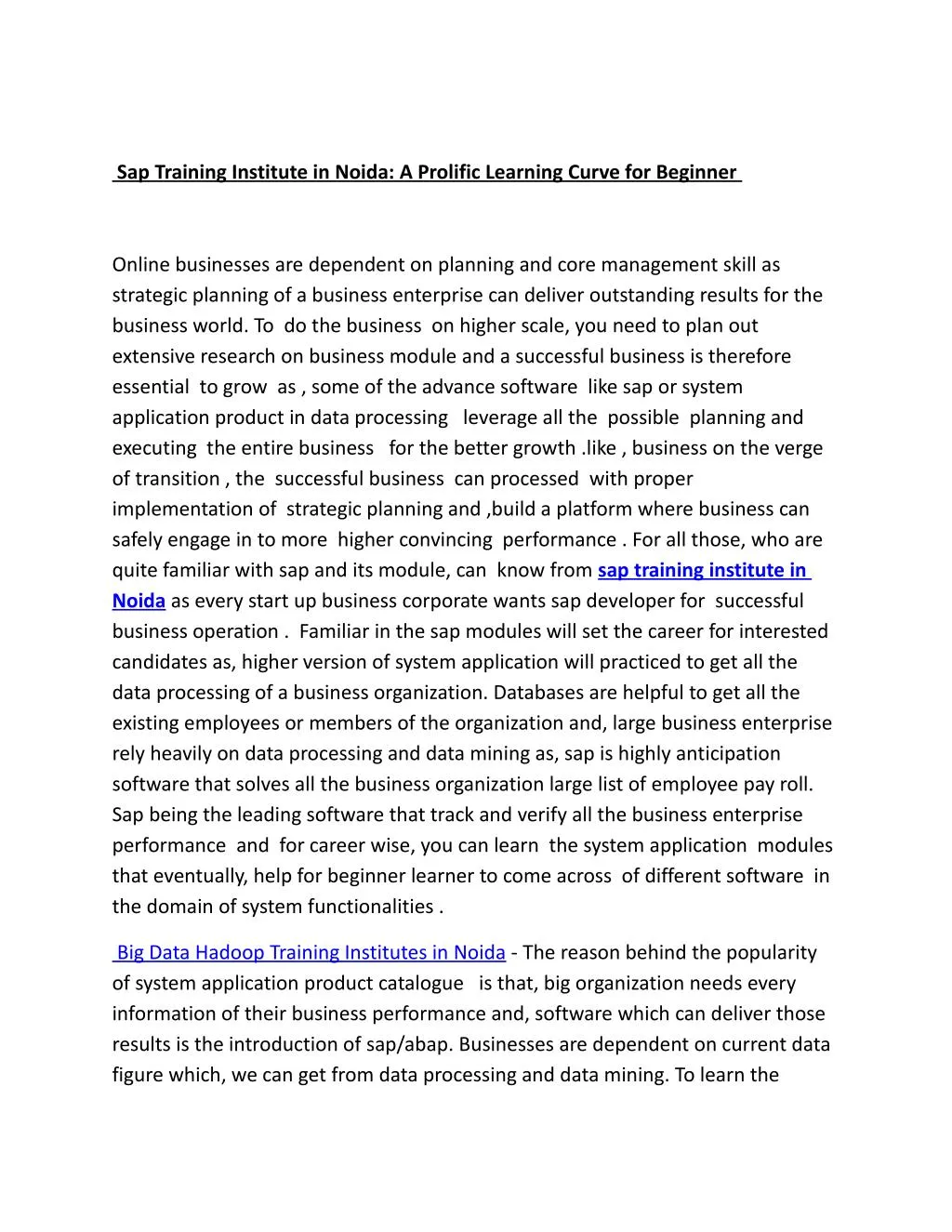 PPT - SAP Training Institute In Noida PowerPoint Presentation, free ...