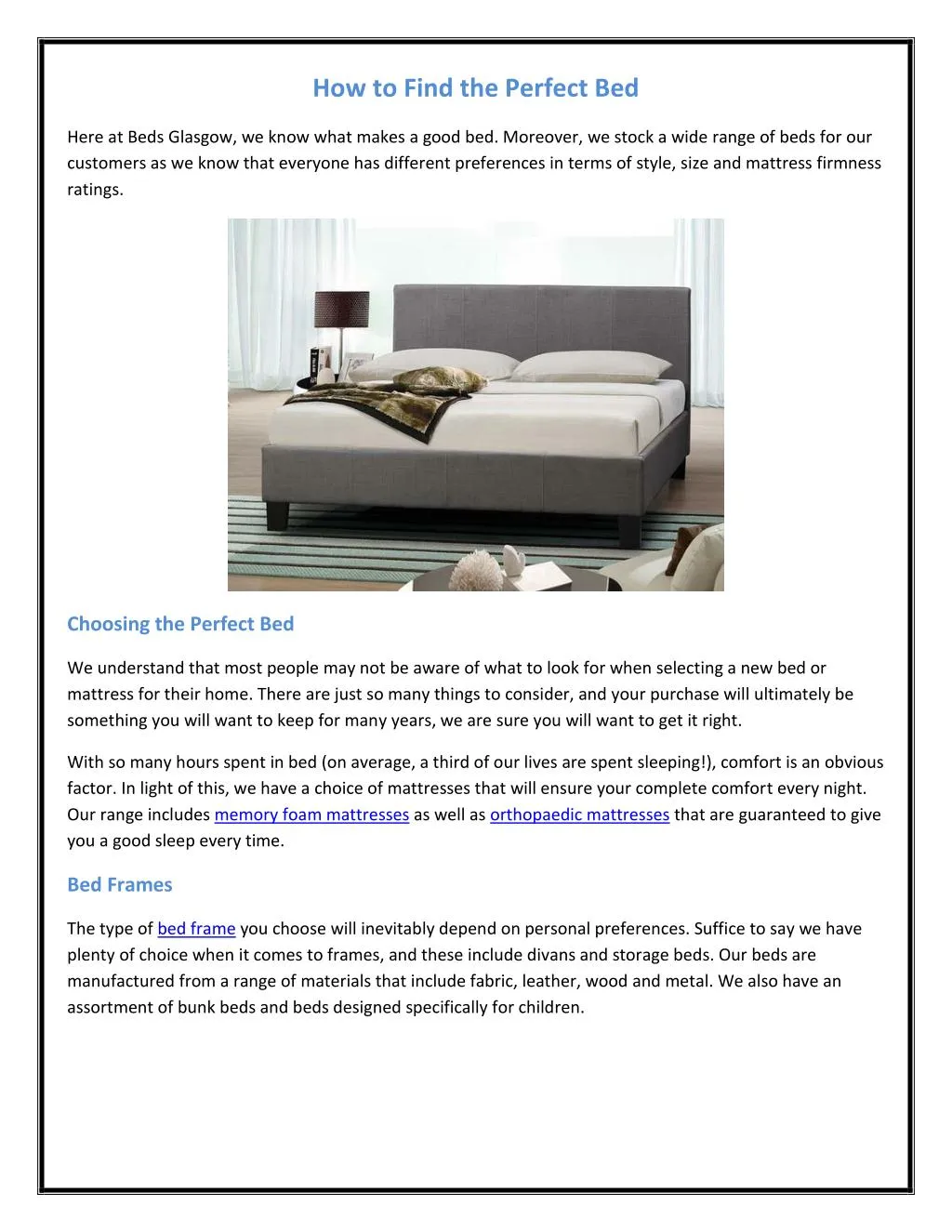 PPT - How to Find the Perfect Bed PowerPoint Presentation, free ...